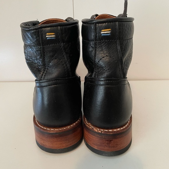Ariat | Shoes | Ariat Two24 Black Bison Leather Boots | Poshmark